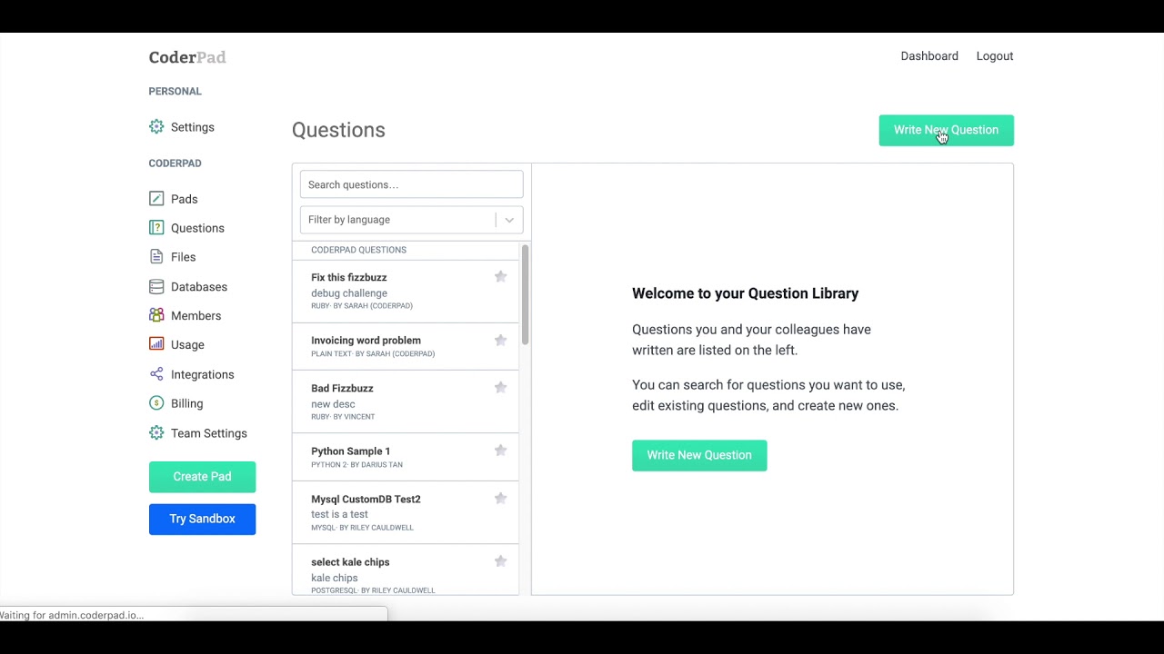 Coderbyte | Code Screening, Challenges, & Interview Prep